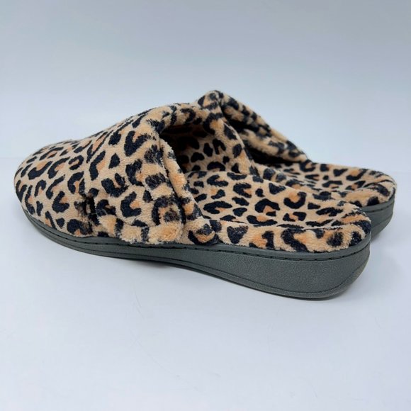 Vionic | Shoes | Vionic Womens Gemma Mule Slipper Brown Black Leopard ...